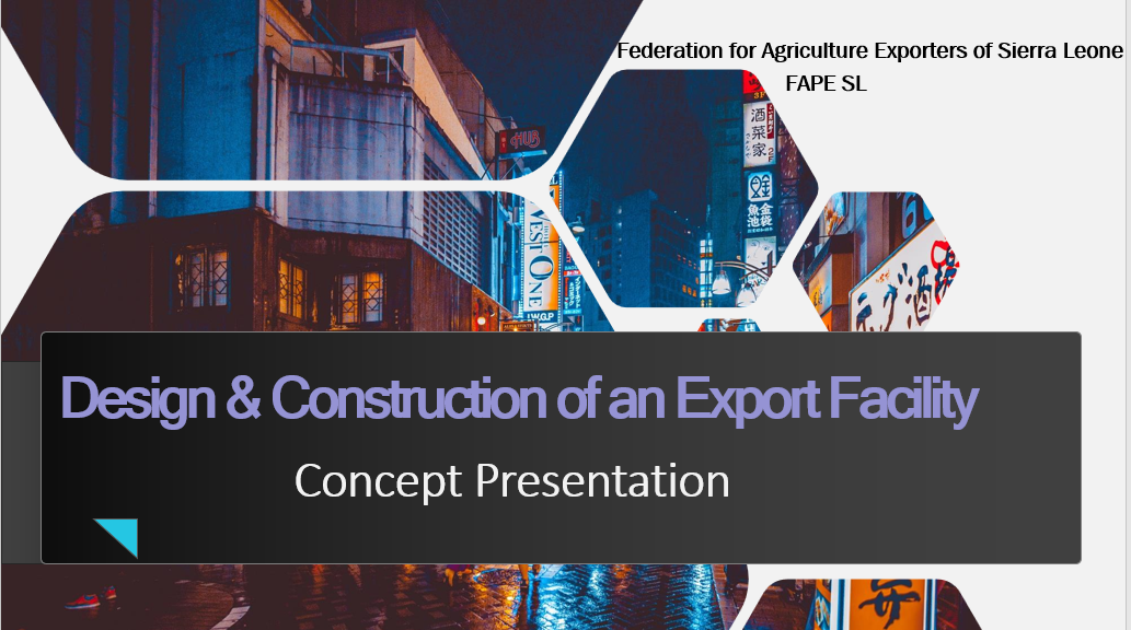 FAPE (Sierra Leone) - Design & Construction of an Export Facility ...